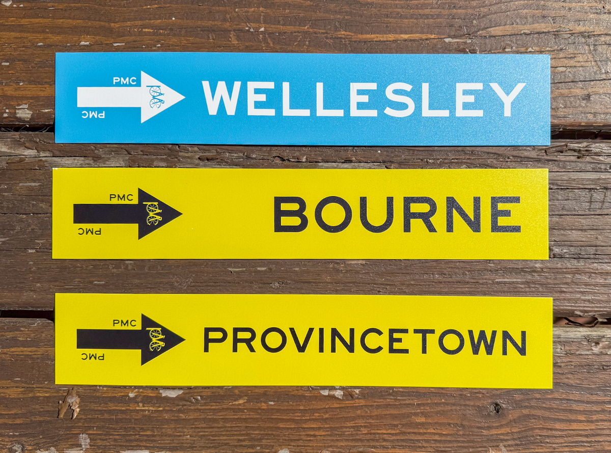 PMC Metal Collectible Sign - Provincetown – Pan-Mass Challenge